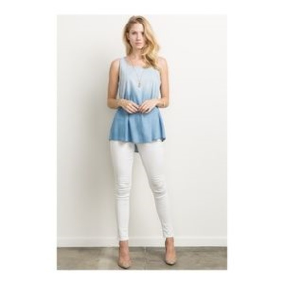 Mystree | Tops | Mystree Tencel Denim Swing Top | Poshmark
